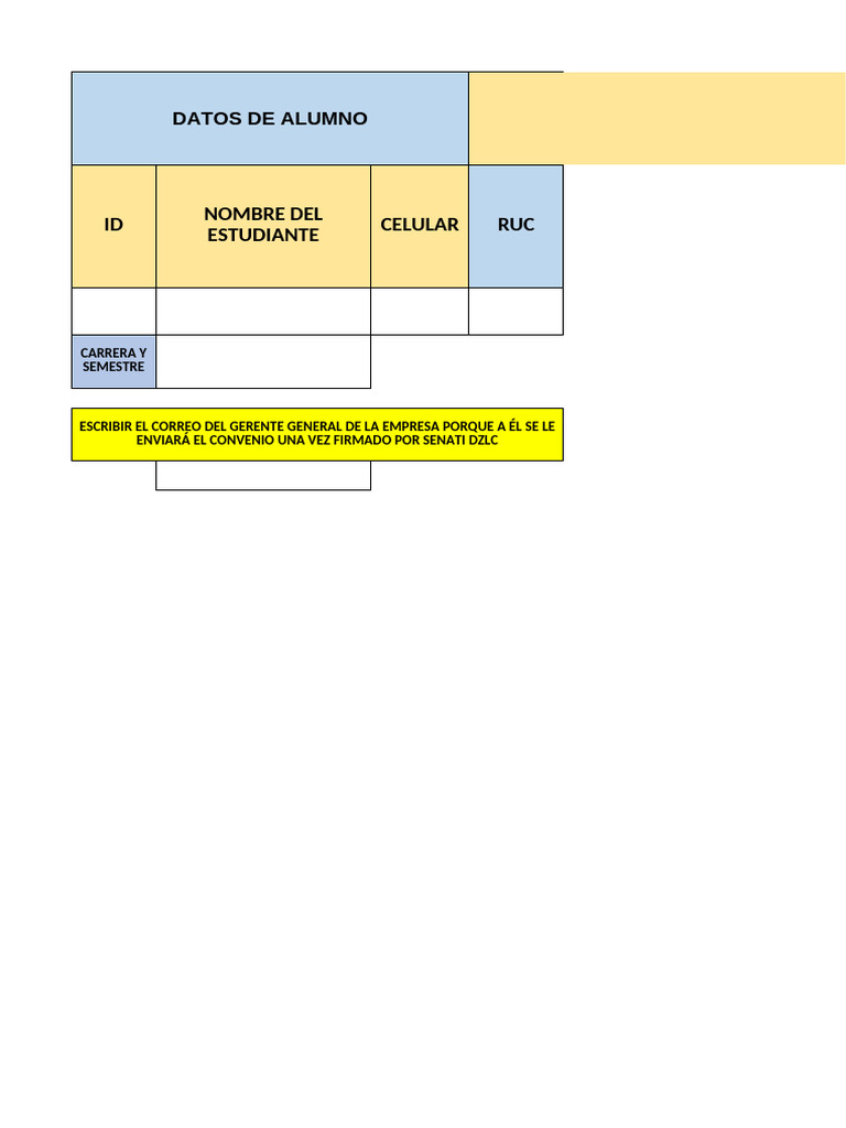 FICHA EXCEL Datos de Práctica Aprendiz | PDF | Business