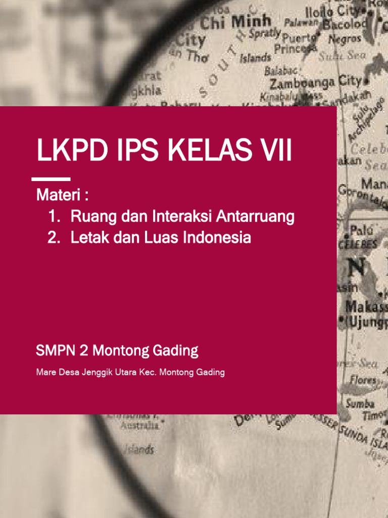 LKPD IPS Kelas 7 | PDF