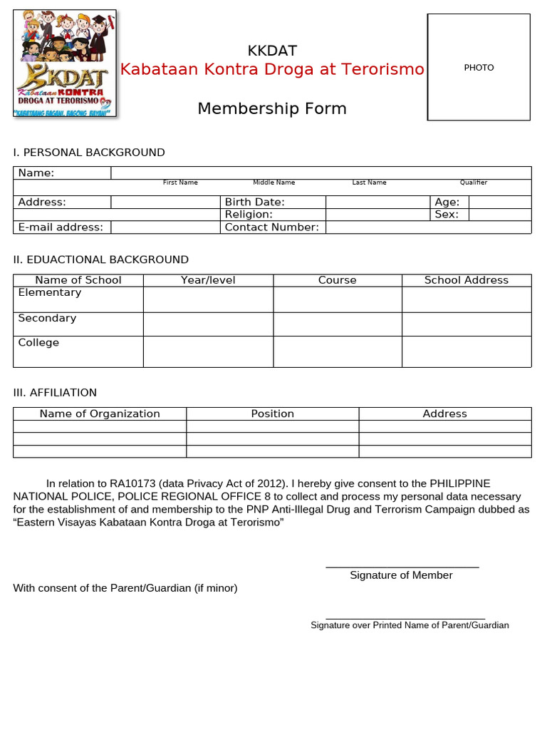 Kkdat Form | PDF