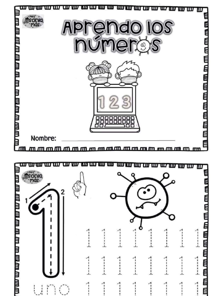 Cuadernillo Aprendo Los Numeros | PDF