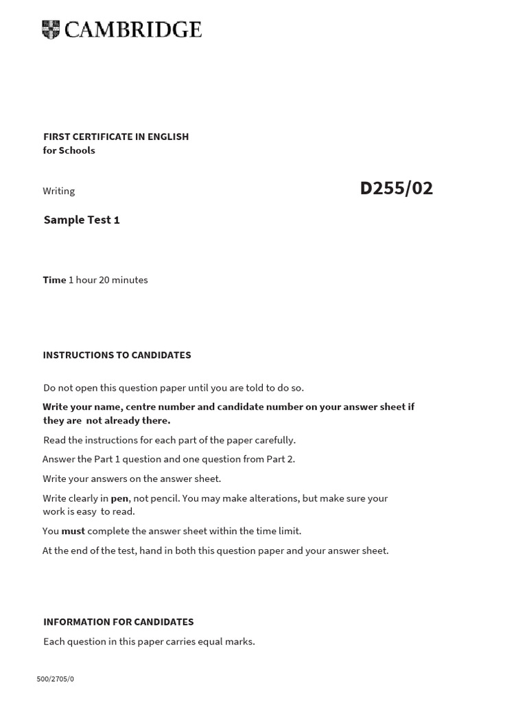 Writing Diagnostic Test | PDF | Learning | Cognition