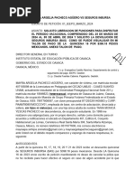 Escrito Solicitando Aguinaldo | PDF