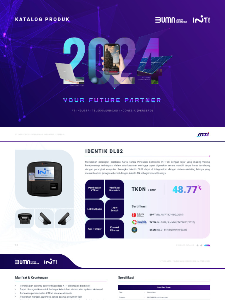 Katalog Produk PT INTI 2024 | PDF