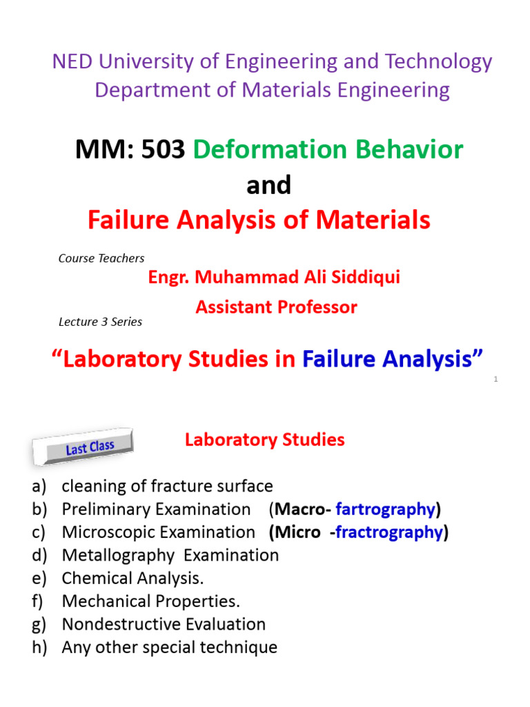 Lecture3 170214043858 | PDF | Fracture | Corrosion