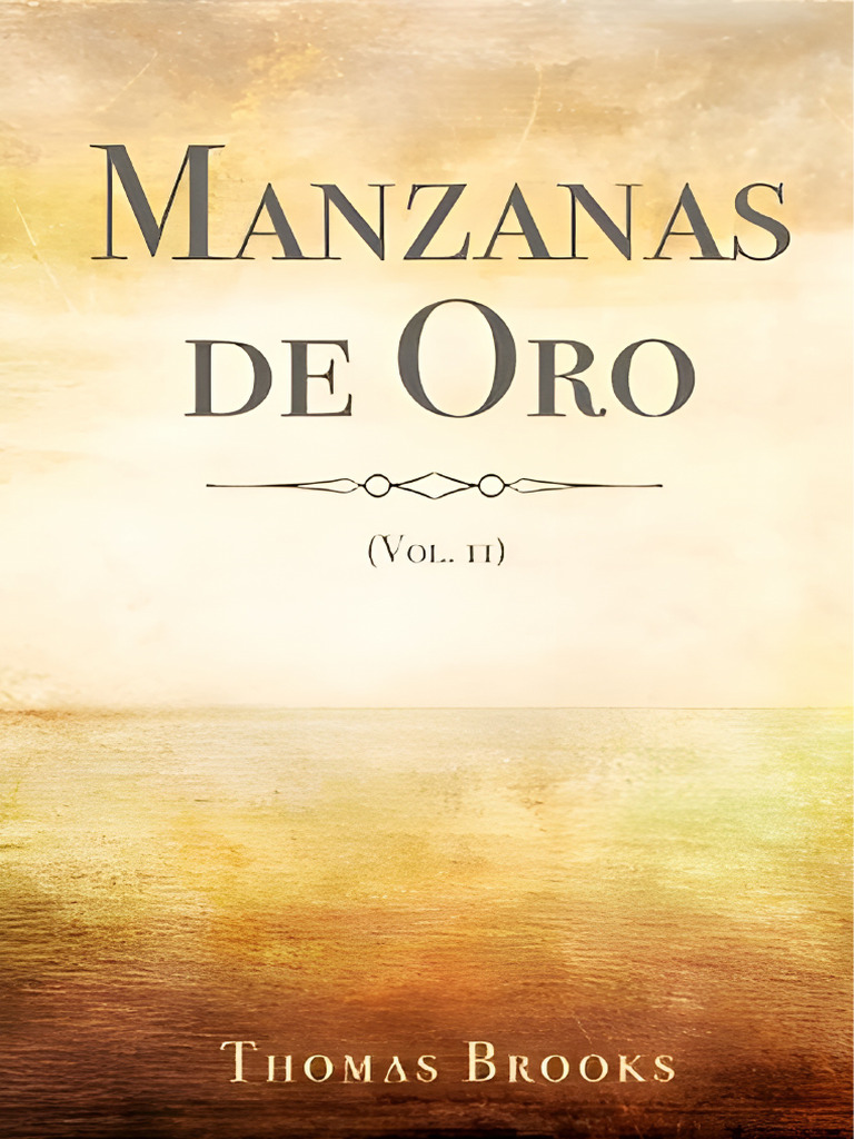 Manzanas de Oro (Vol.2) – Thomas Brooks | PDF | Cristo (título) | Pecado