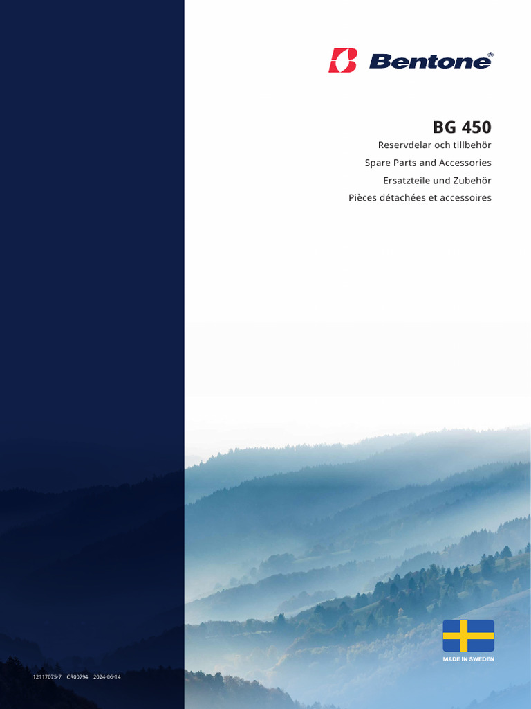Bentone BG 450 Spare Parts Guide | PDF | Nipple | Nozzle
