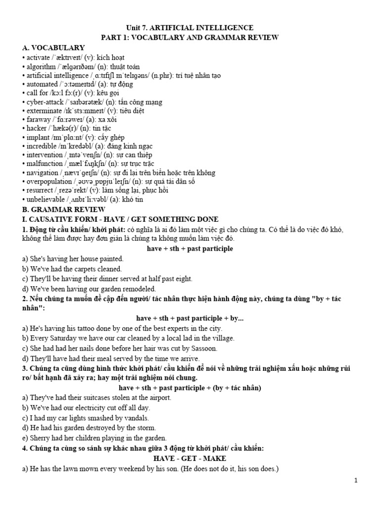 12A Unit 7 | PDF | Artificial Intelligence | Intelligence (AI) & Semantics