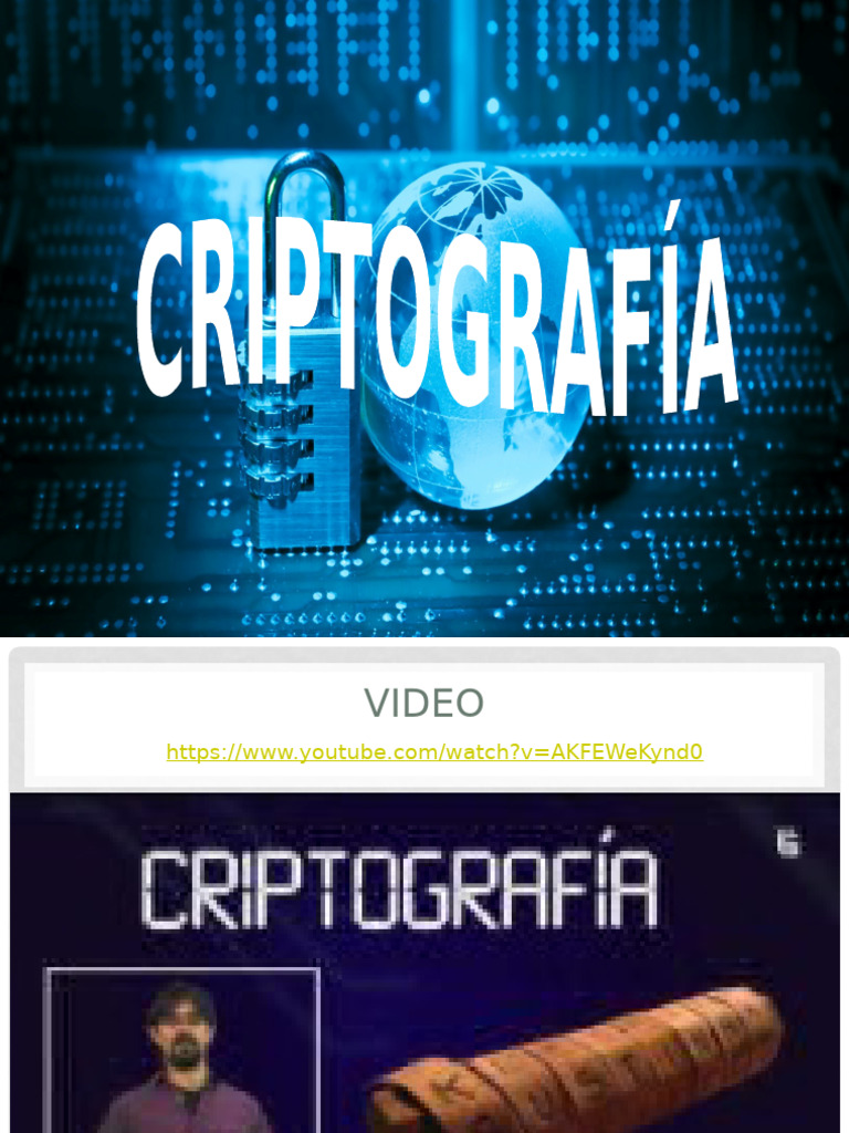 4.2 Criptografía | PDF | Criptografía | Cifrado