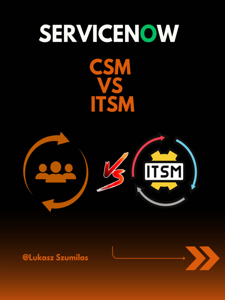 ServiceNow CSM Vs ITSM | PDF