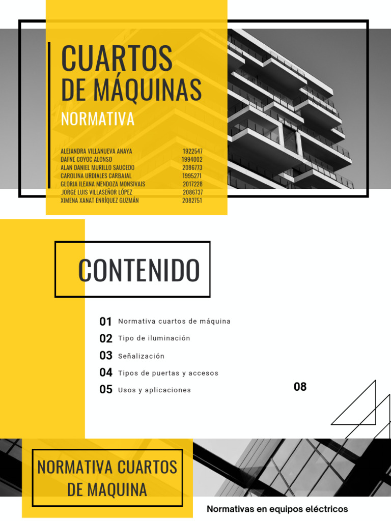 Normativa de Cuartos de Máquina | PDF | Encendiendo | Acero