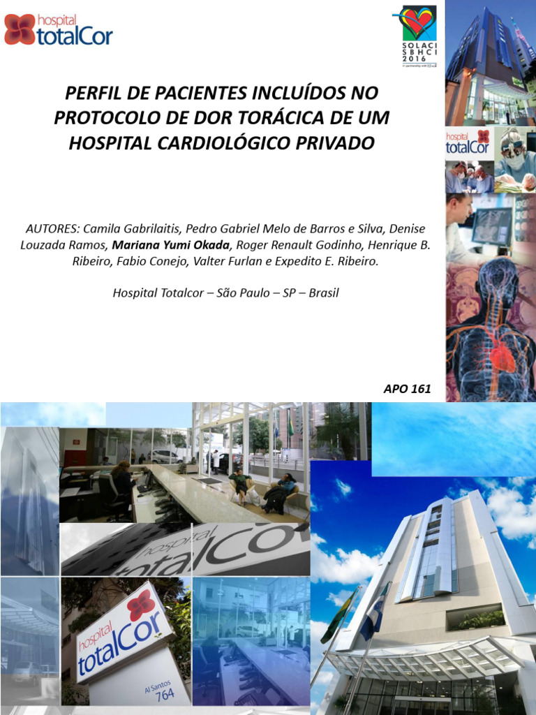 Apo 161 - Protocolo Dor Torácica | PDF | Dor | Remédio