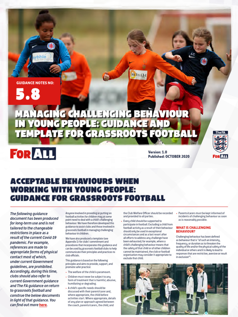 5 8 Managing Challenging Behaviour Young People Guidance Template ...