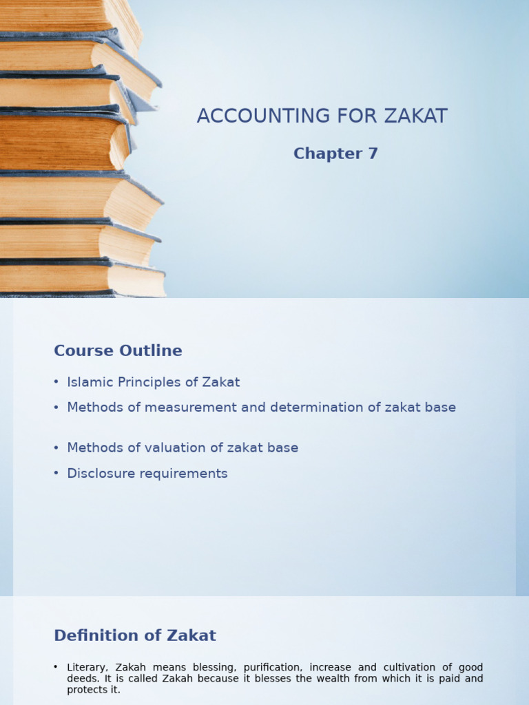 Chapter 7 - Accounting For Zakat | PDF | Equity (Finance) | Balance Sheet