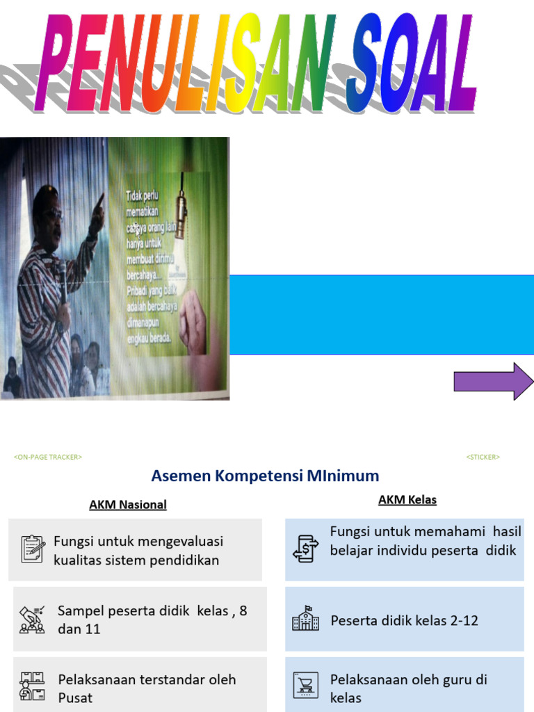 Penulisan Soal Akm 2020 Edit | PDF