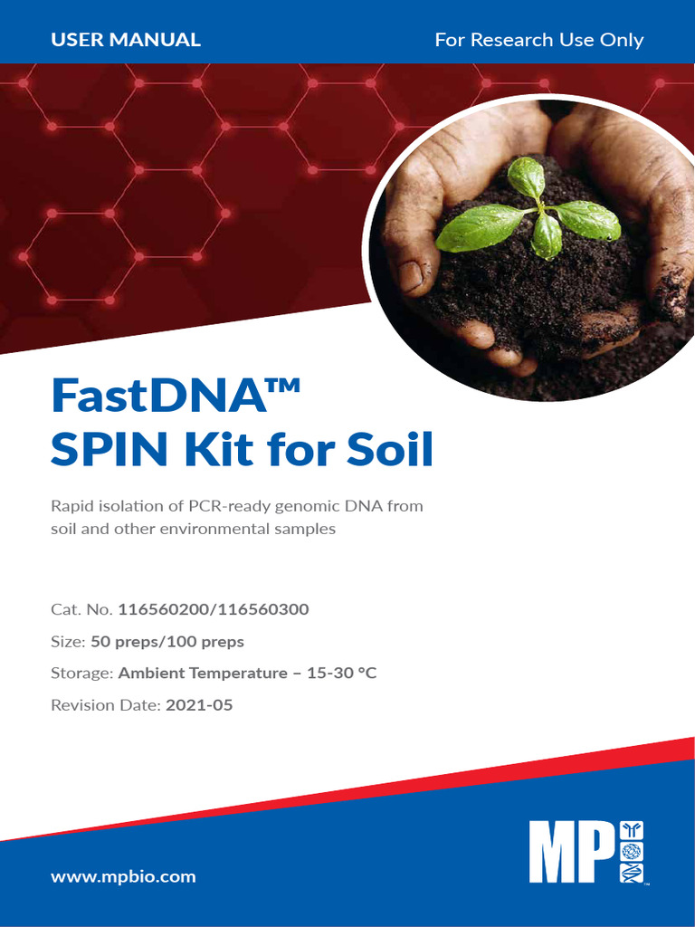 FastDNA SPIN Kit For Soil UM 2021 WEB | PDF | Precipitation (Chemistry ...