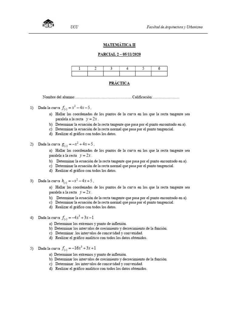 Modelos Parcial 2 Fau Mat Ii | PDF | Elipse | Integral