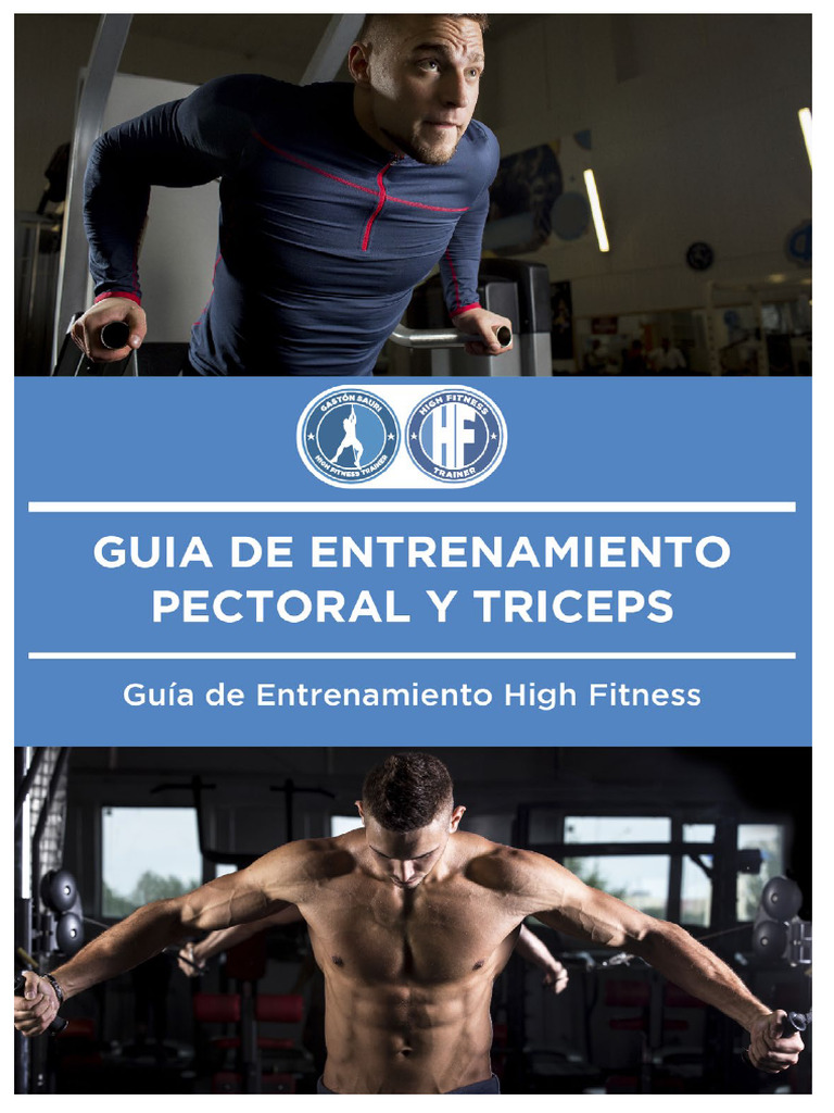 Guia de entrenamiento de Pectoral Triceps | PDF | Codo | Hombro