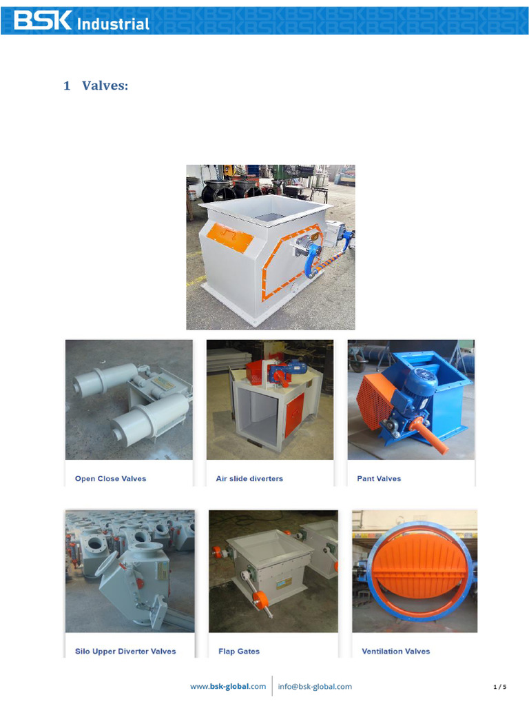 BSK Valve Product Portfolio Guide | PDF | Valve | Mechanical Engineering