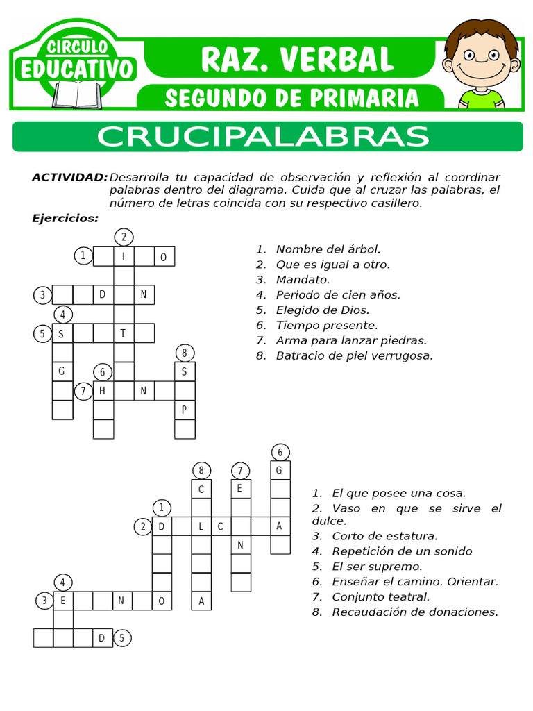 Actividades de Observación y Crucigramas | PDF