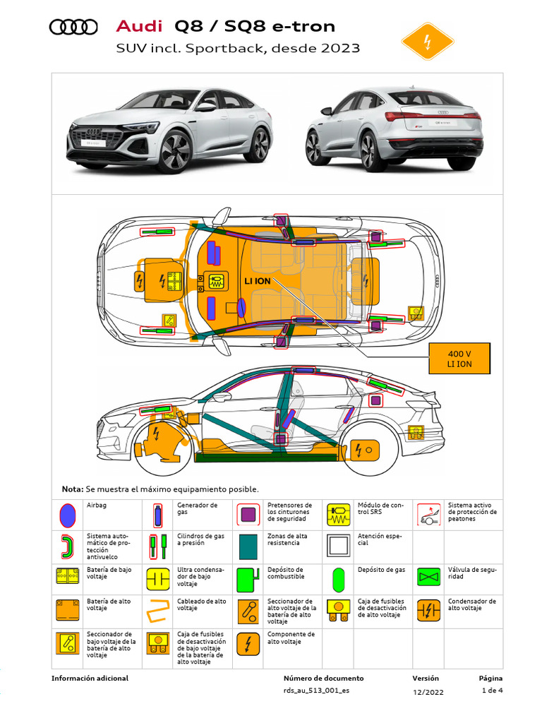 Audi_Q8_e-tron_Sportback_SUV_2023_5d_Electric_ES | PDF | Agua ...