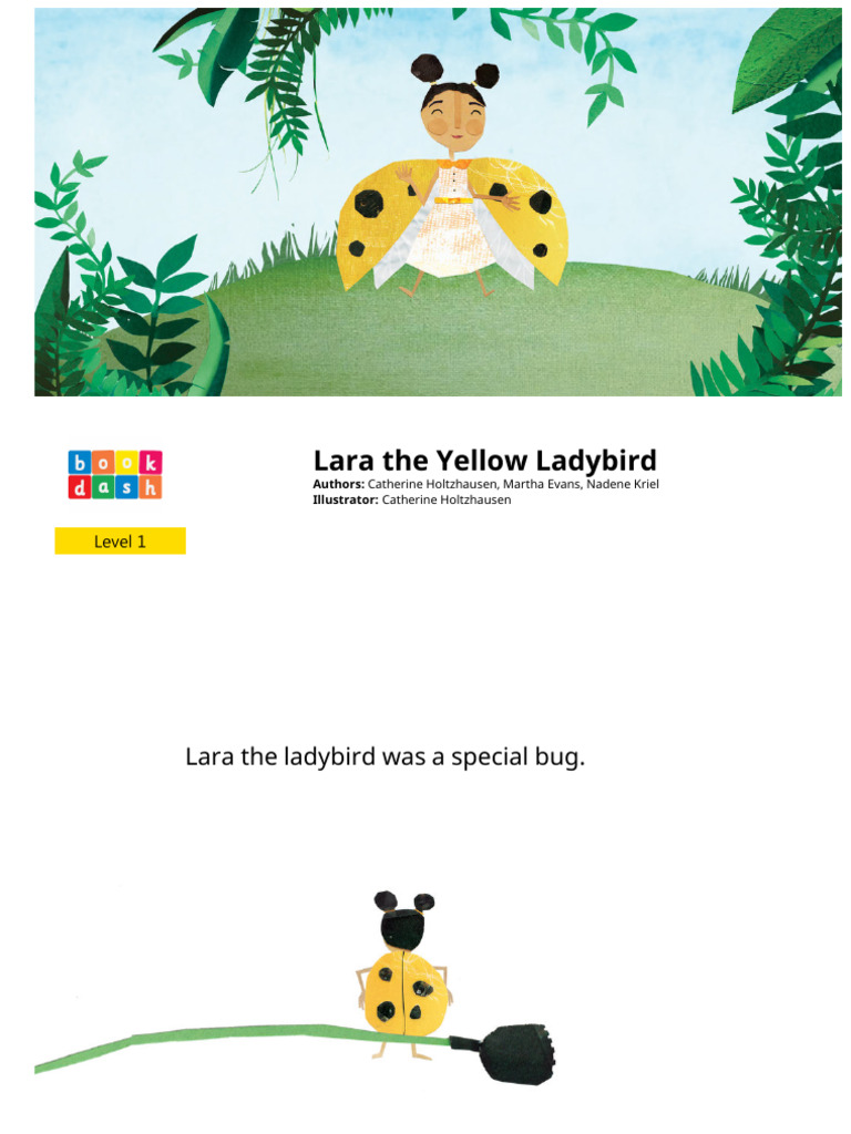 Lara The Yellow Ladybird | PDF | Creative Commons License