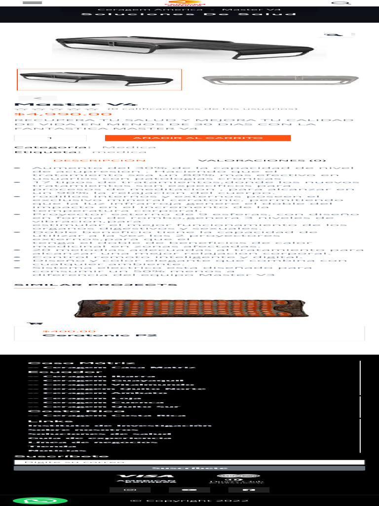 Master v4 - Ceragem America | PDF