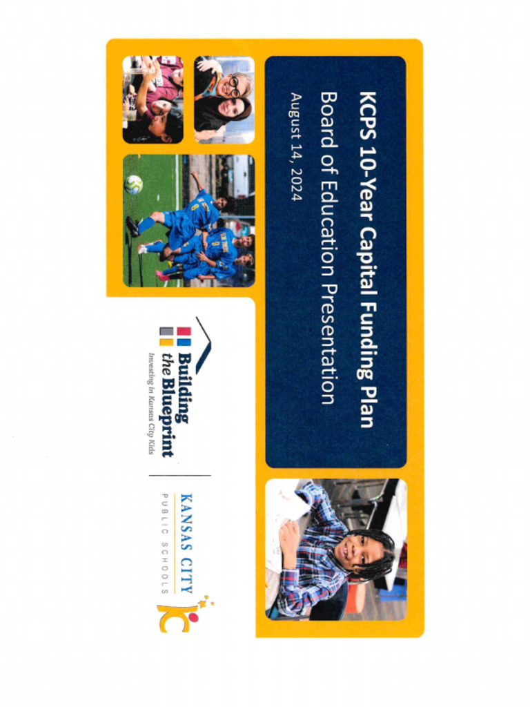 10 Yr Capital Funding Plan Presentation KCPS | PDF