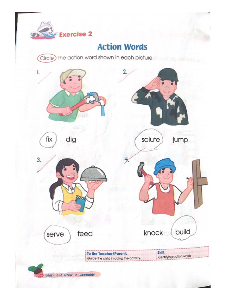 Lesson 3 Verbs Online Book Act | PDF