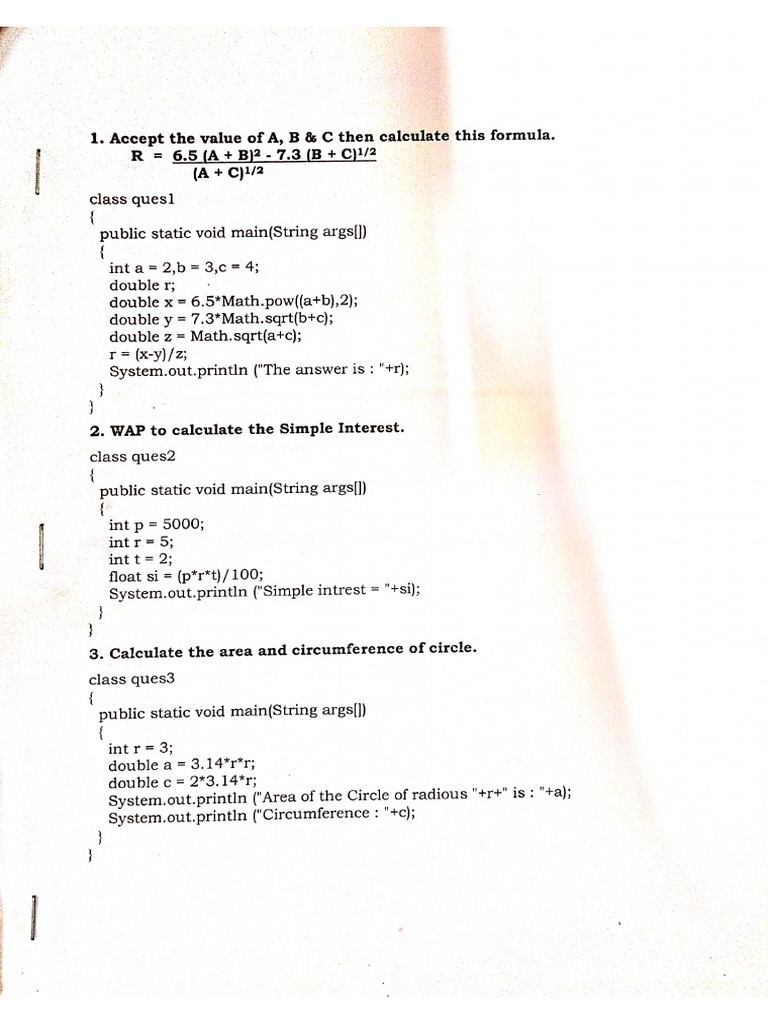 Experiment 1 | Pdf