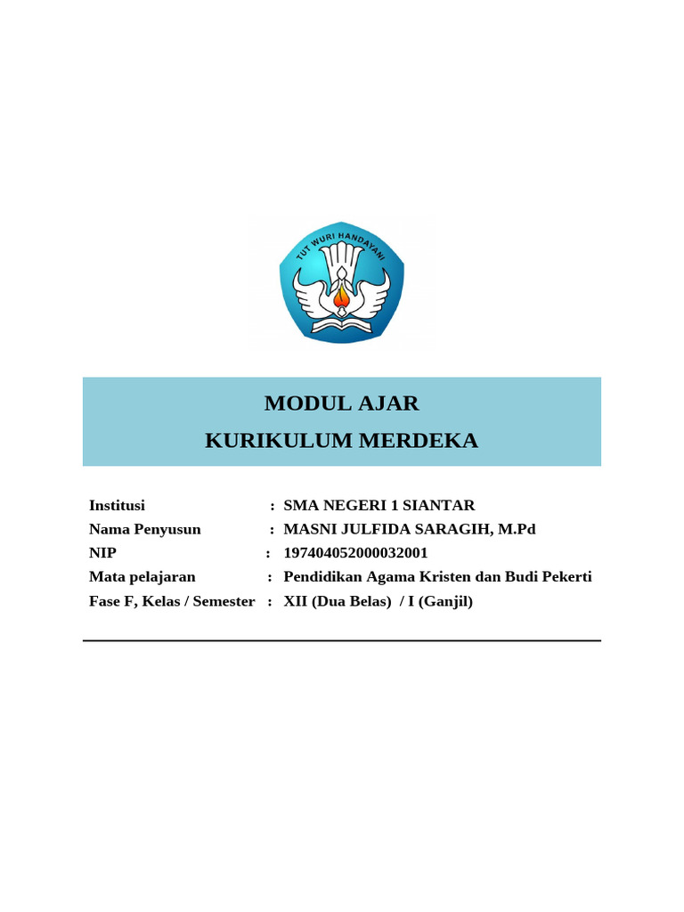 Modul Ajar BAB 1 Demokrasi Dan Ham Sebagai Anugerah Allah | PDF