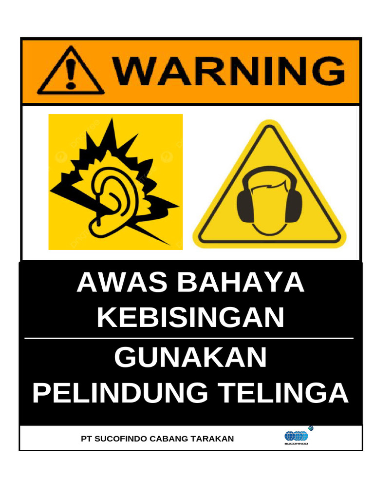 Rambu Bahaya Bising | PDF