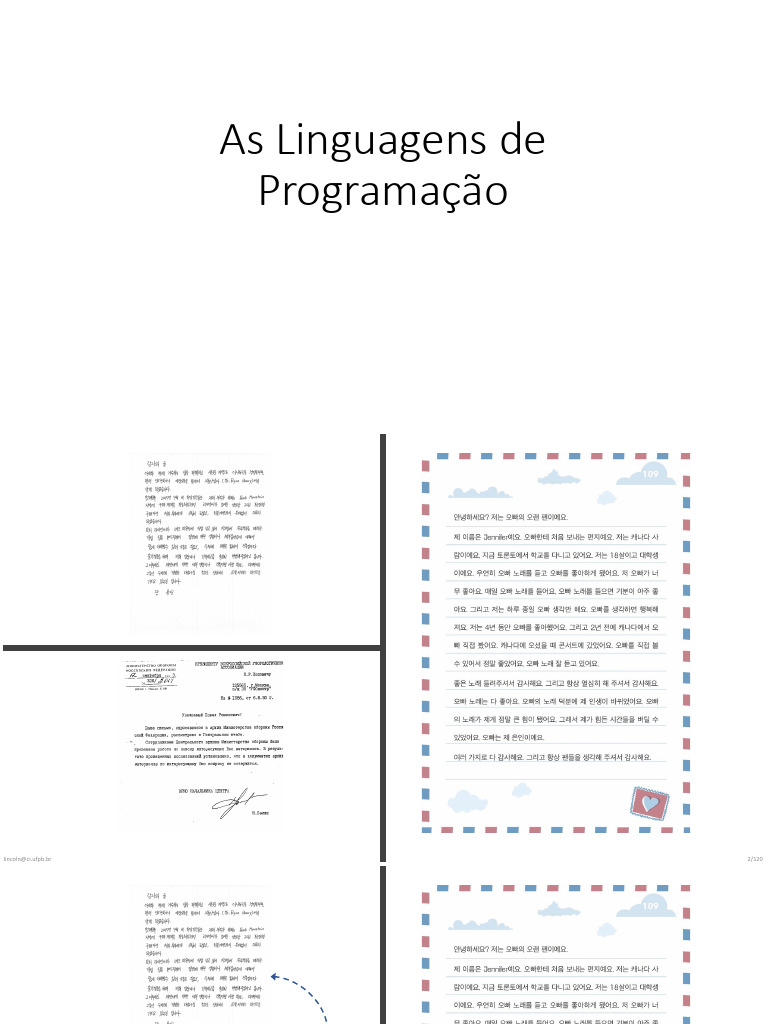 01 Introducao Linguagens Algoritmo | PDF | Compilador | Linguagem de ...