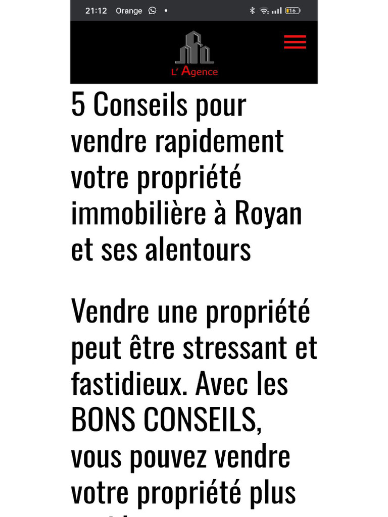 5 Conseille Pour Vendre Son Propriéter | PDF
