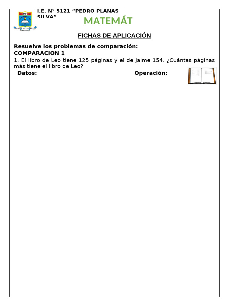 Fichas Mat-11 Agosto | PDF