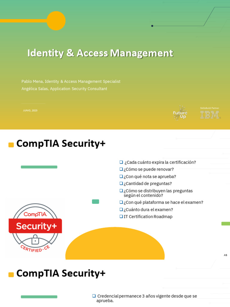 Webinar 1.1 - Identity & Access Management | PDF | Computer Access ...