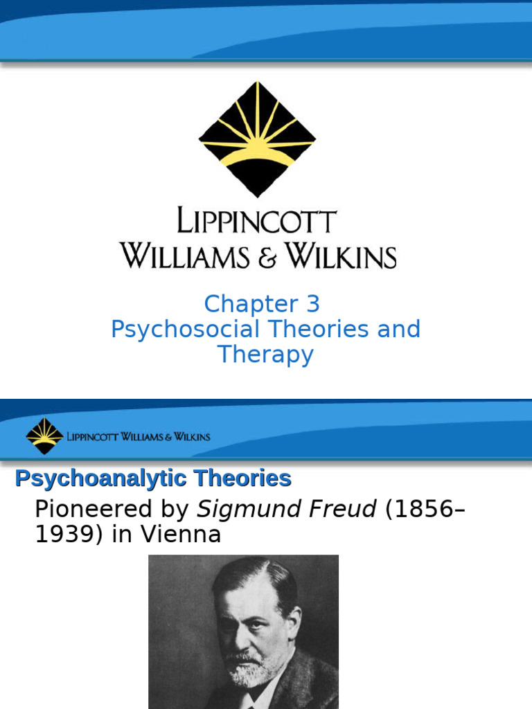 Chapter 3 Psychosocial Theories & Therapies | PDF | Psychotherapy | Psychoanalysis