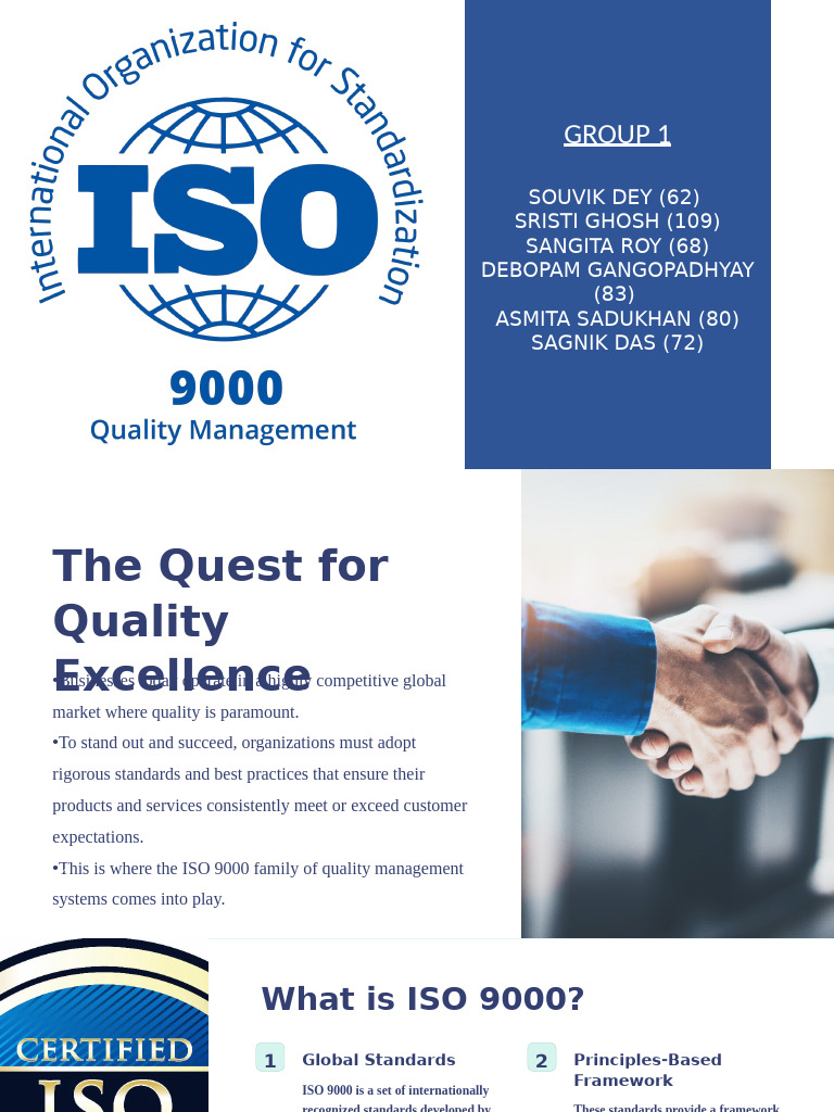 Pom Group 1 | PDF | Iso 9000 | Quality Management