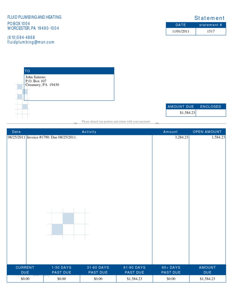 Statement 1517 From Fluid Plumbing and Heating | PDF