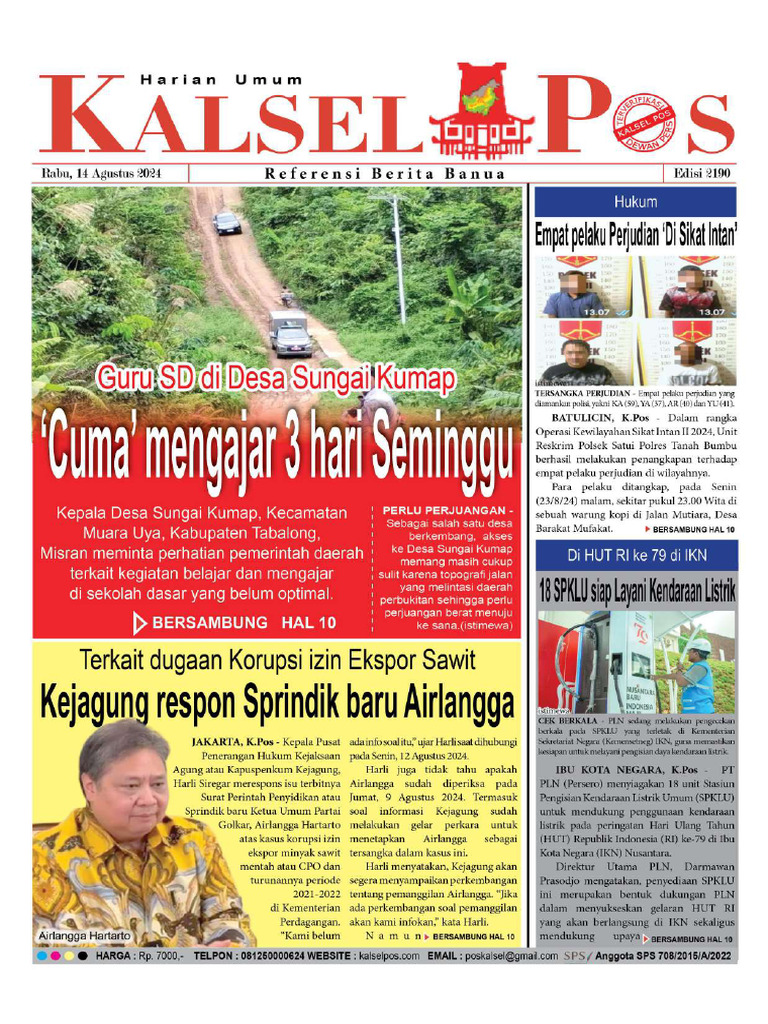 Epaper-Kalsel-Pos-Rabu-14-Agustus-2024 | PDF