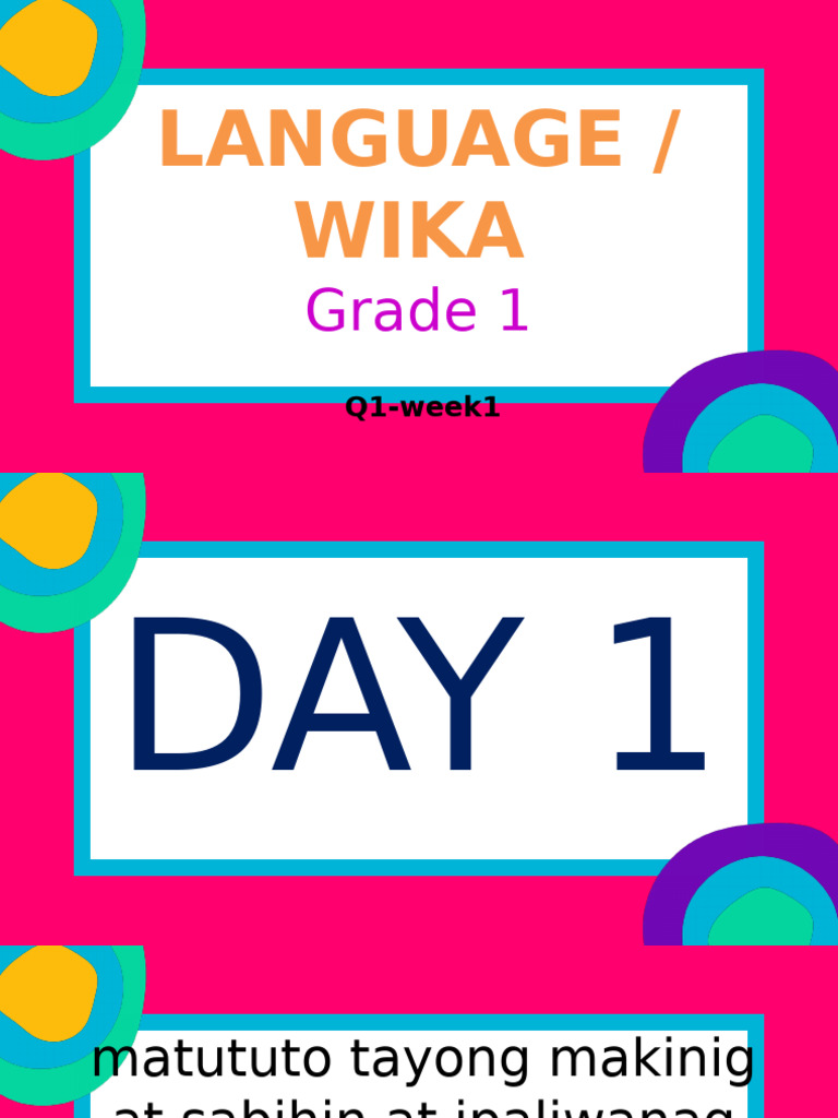 Week1 Language | PDF