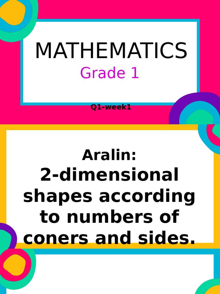 Week1 Mathematics | PDF