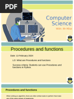 Activity Guide - Parameters and Return Make - Unit 7 Lesson 4 | PDF | Parameter (Computer ...