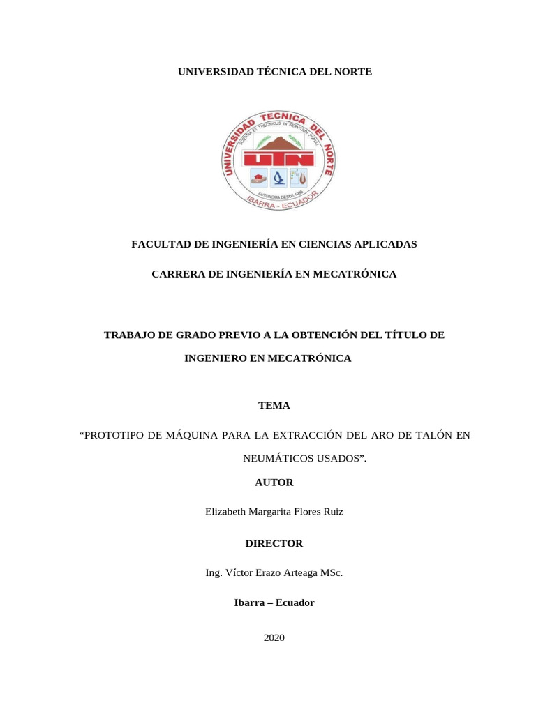 04 Mec 333 Trabajo Grado | PDF | Neumático | Residuos