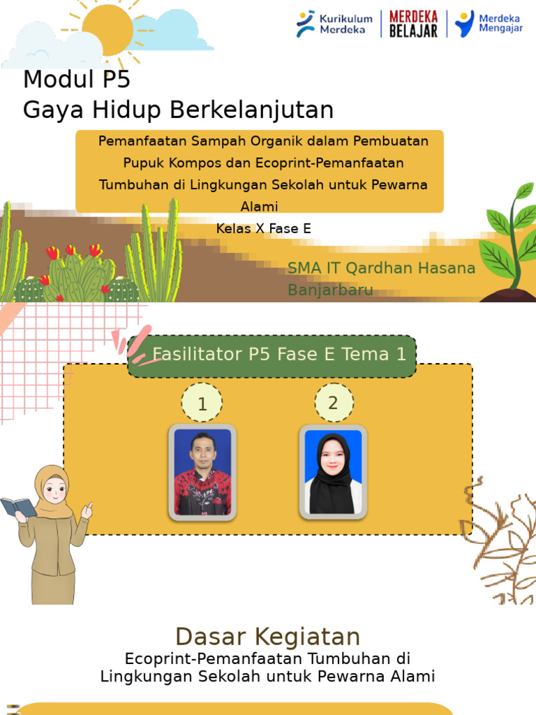 Modul p5 Tema 1 Gaya Hidup Berkelanjutan | PDF
