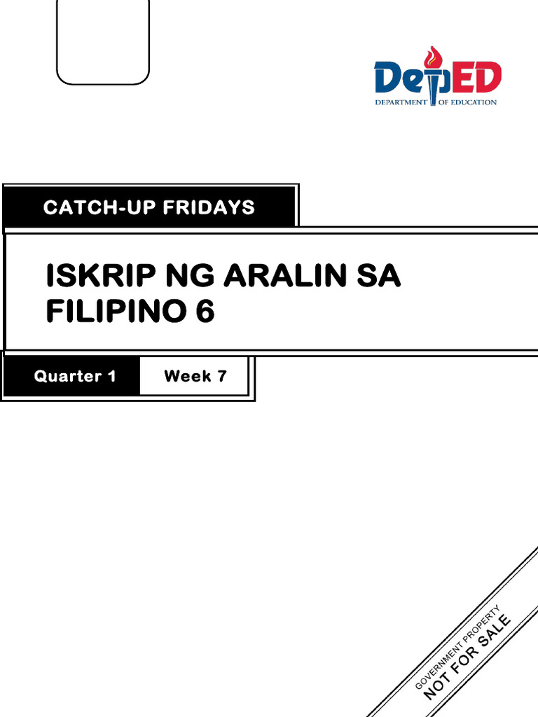 2024 - LS1-G6-W7-CUF-Filipino | PDF