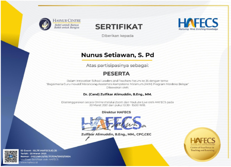 Sertifikat On Line | PDF