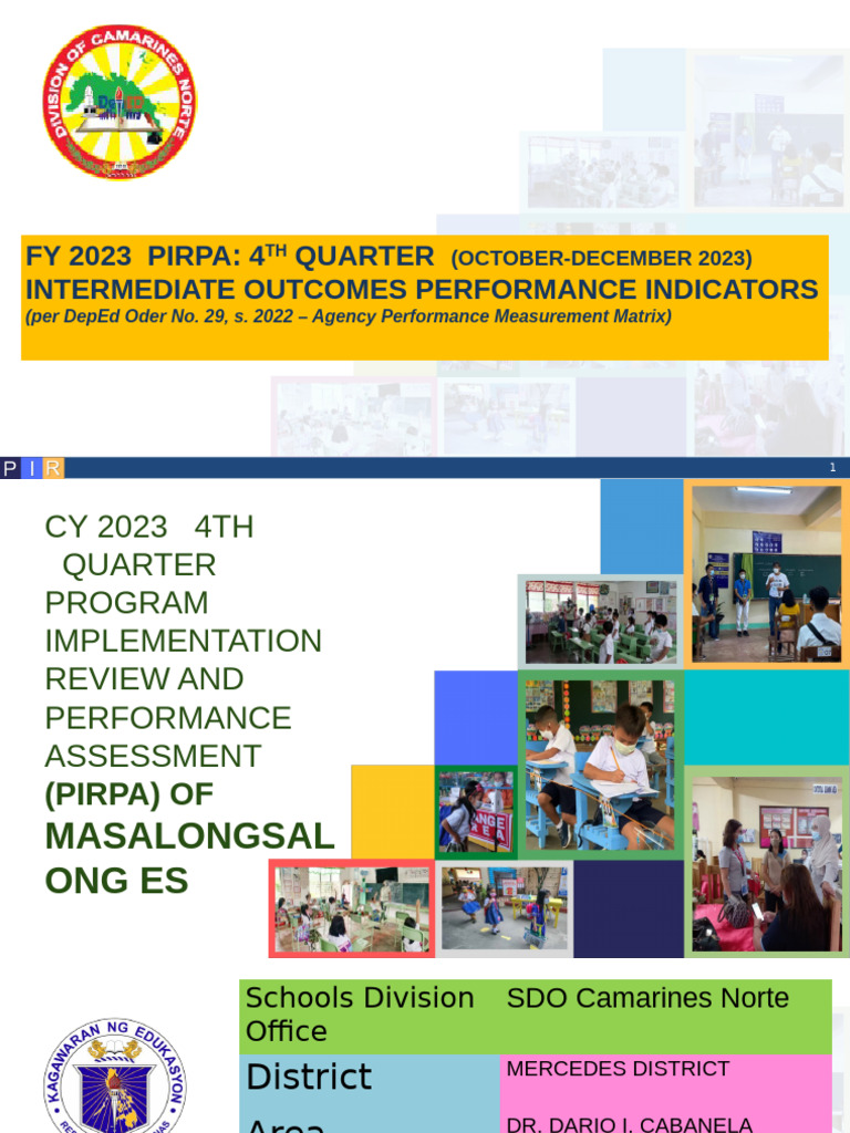 PIRPA MD - 4th QUARTER | PDF | Educational Stages