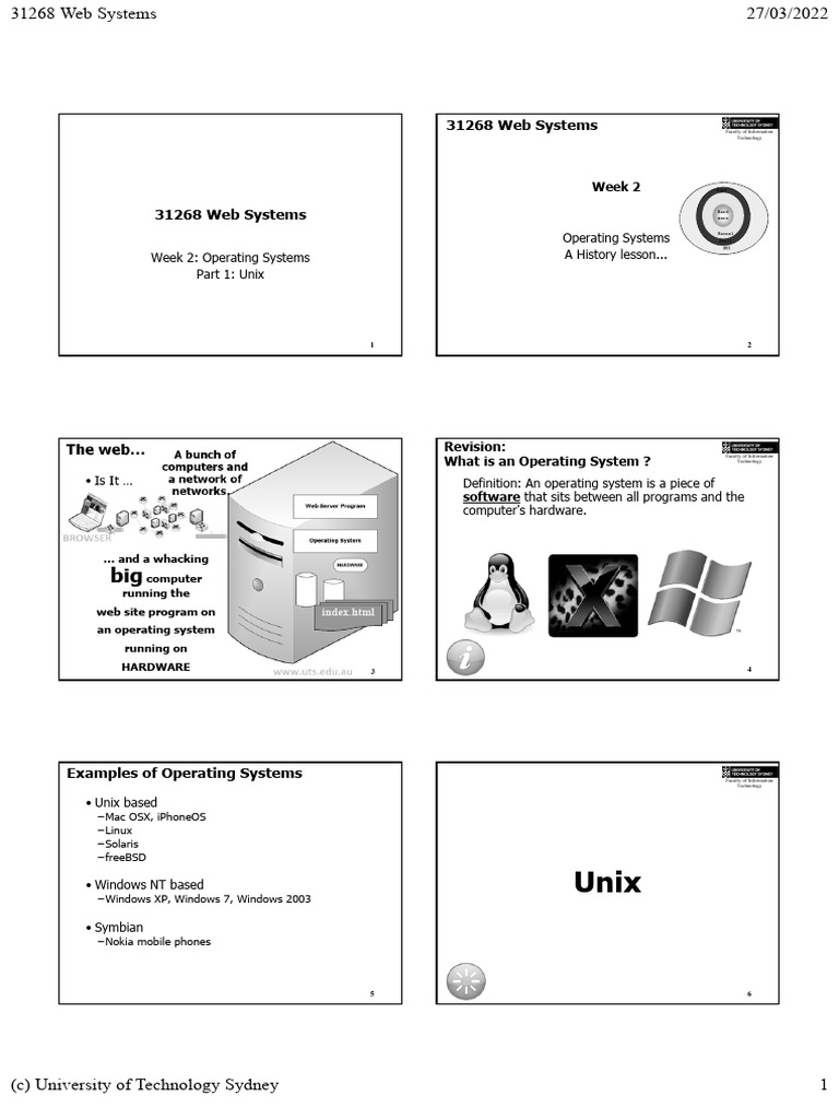 02 1 unix-PRINT | PDF | Unix | Operating System 02 1 unix-PRINT | PDF | Unix | Operating System