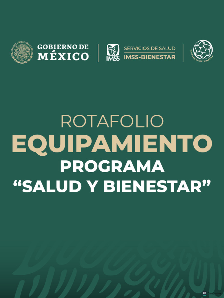 Rotafolio Equipamiento SALUD y BIENESTAR - 1 | PDF