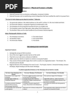 Class 9 Geography Chapter 2 Notes - Physical Features of India Free PDF ...